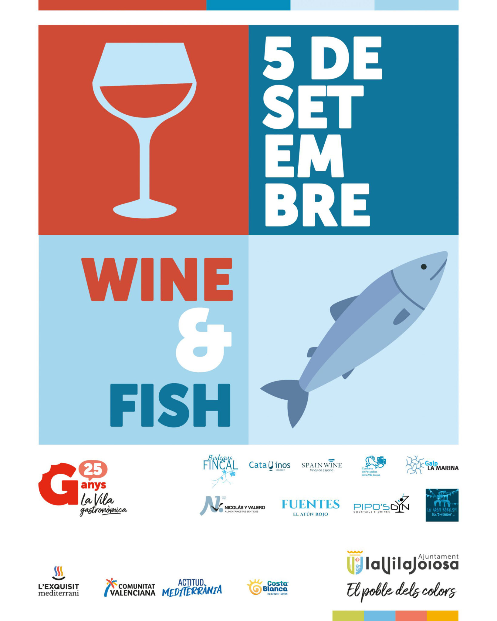 La Vila celebra ‘Wine and Fish’: vino, pescado y ronqueo